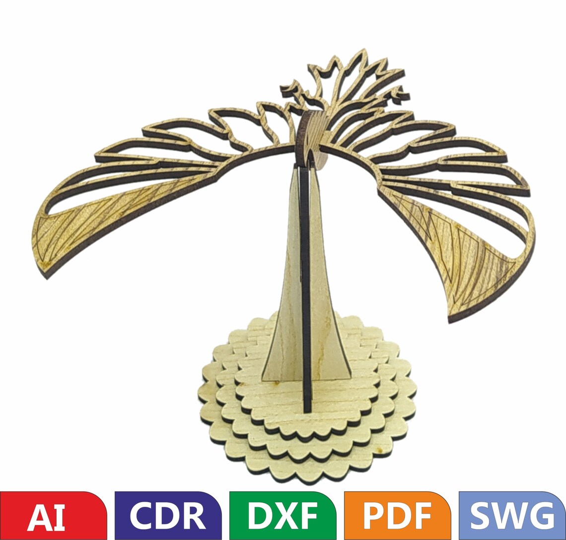 Balancing Bird Vector for CNC Svg Vector File, Vector Cut File, Digital ...