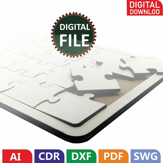 Wooden Puzzles Svg Puzzles Laser Cut Puzzle Templates - Etsy