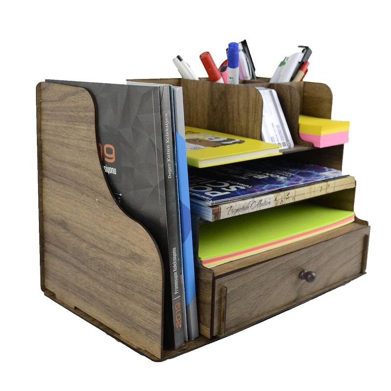 Wood File Organizer - Etsy