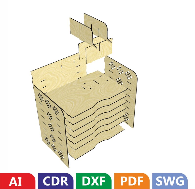 Wooden Paper Racking and Pan Holder Paper Racking SVG. Pen - Etsy