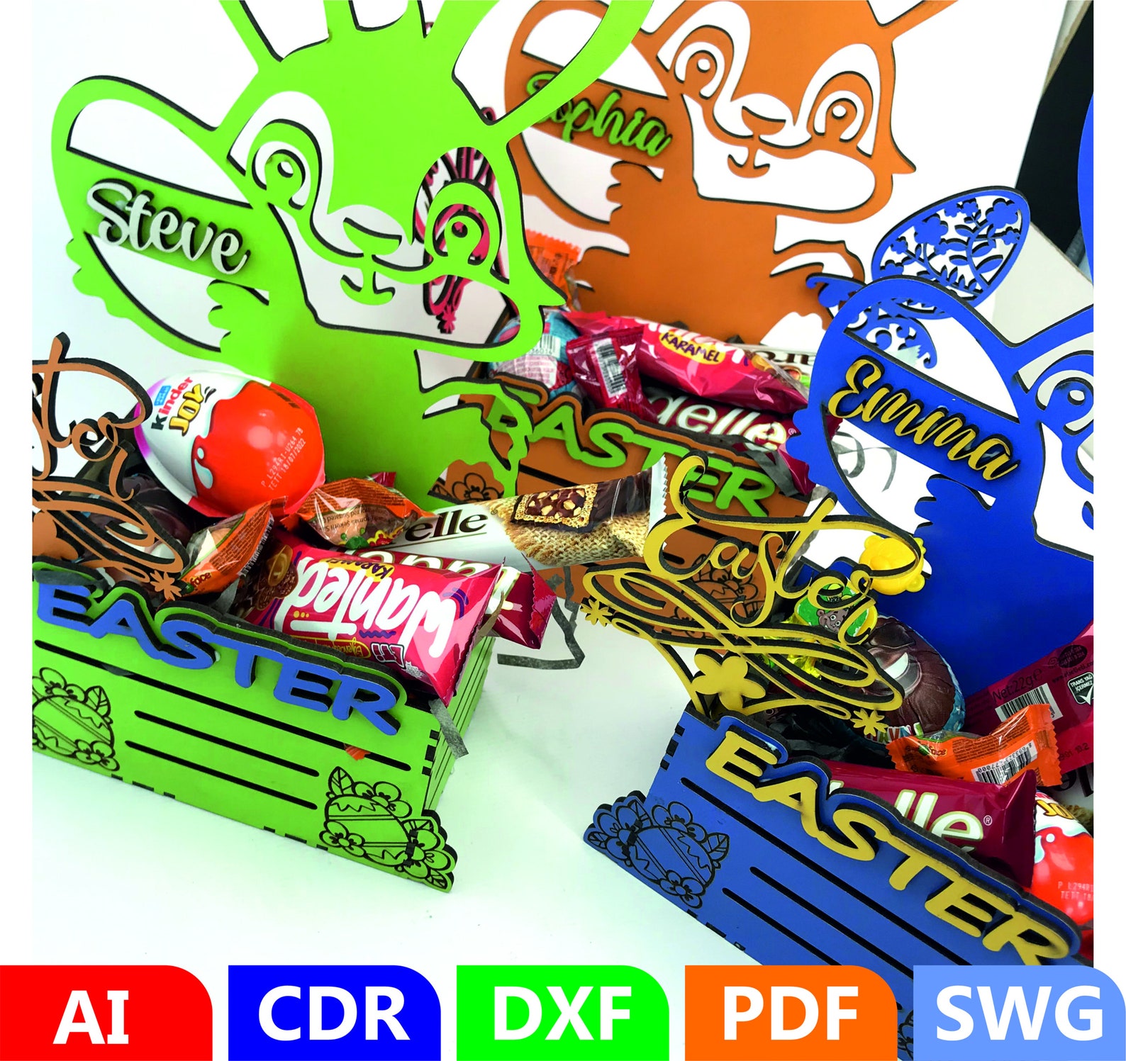 Easter Crate Svg, Easter Treats Box Svg, Digital Download, Glowforge ...