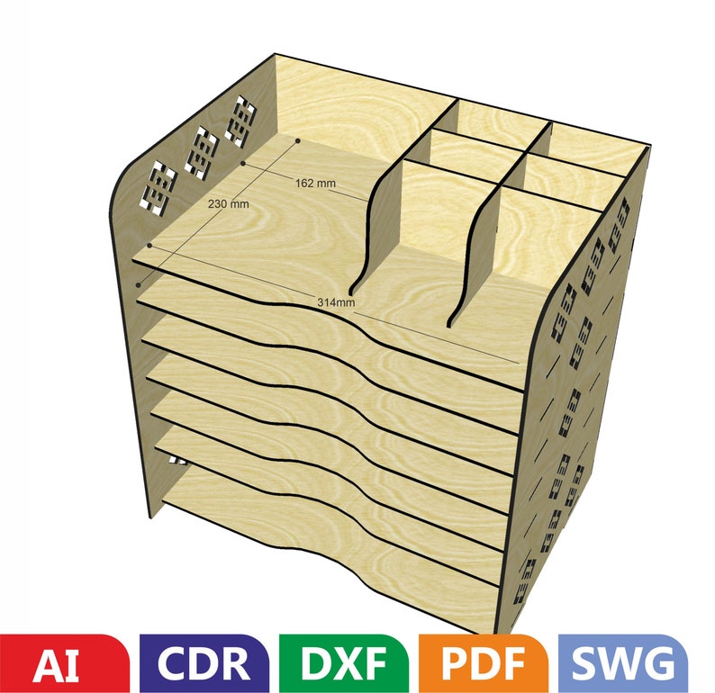 Wooden Paper Racking and Pan Holder Paper Racking SVG. Pen - Etsy