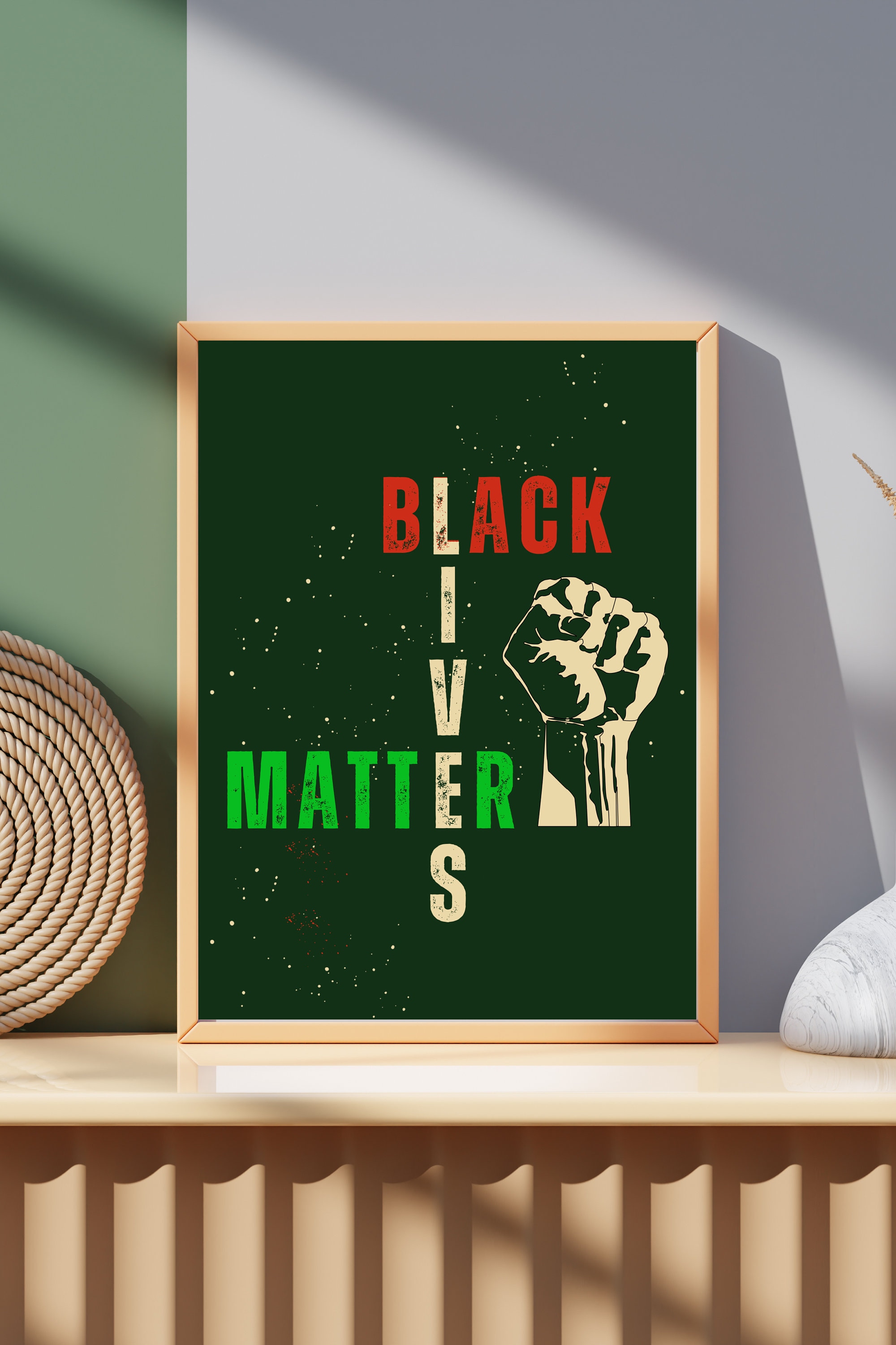 Black Lives Matter Fist, BLM Art, BLM Poster, Black Art Print, Fine Art ...