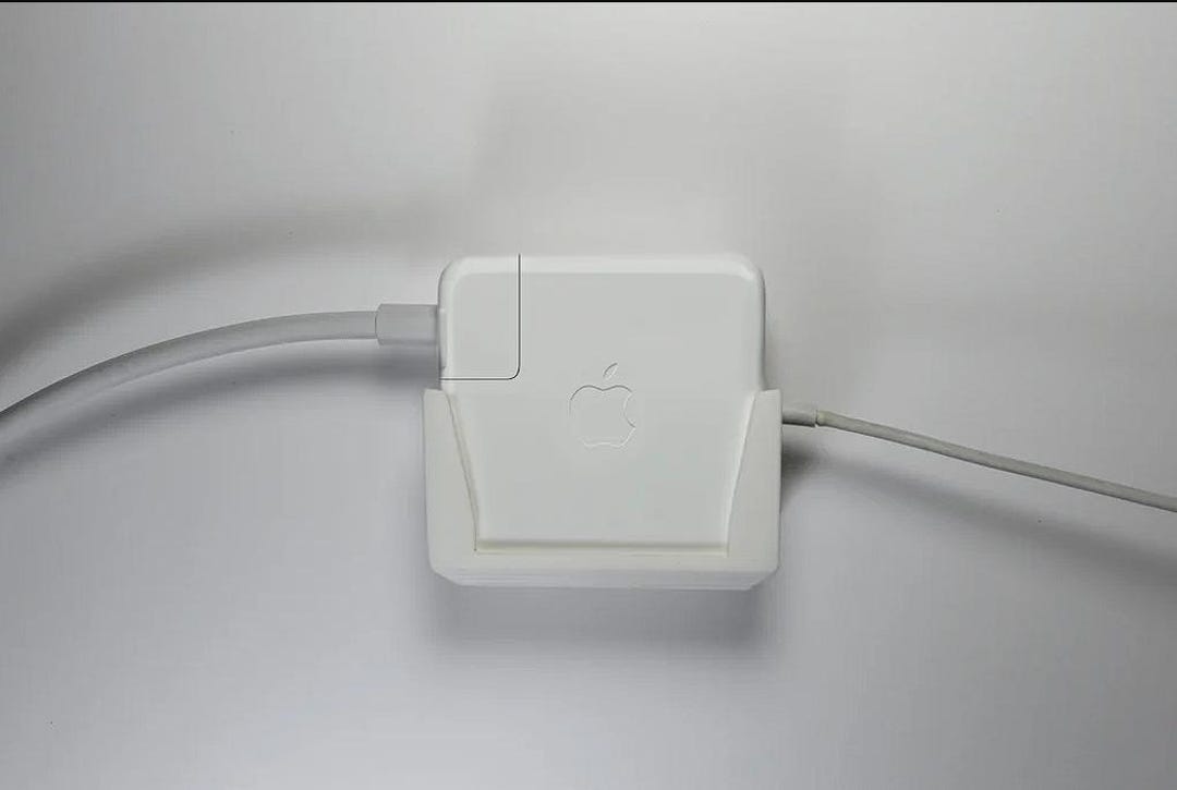 Mac Power Adapter Holder – Wall-mount Solution for Tidy Cable ...