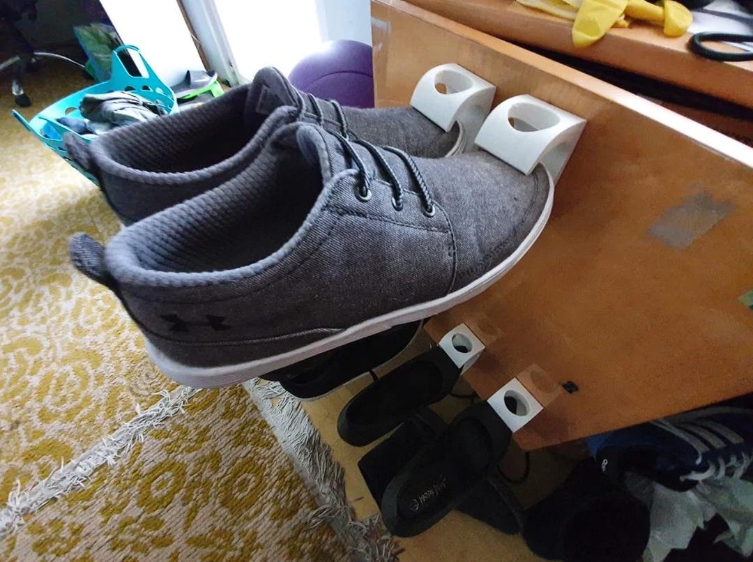 Low-profile Shoe Rack Space-saving and Stylish Storage Solution - Etsy