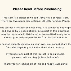 The Ultimate DID & OSDD Journal | Workbook | System Journal | Self-help ...