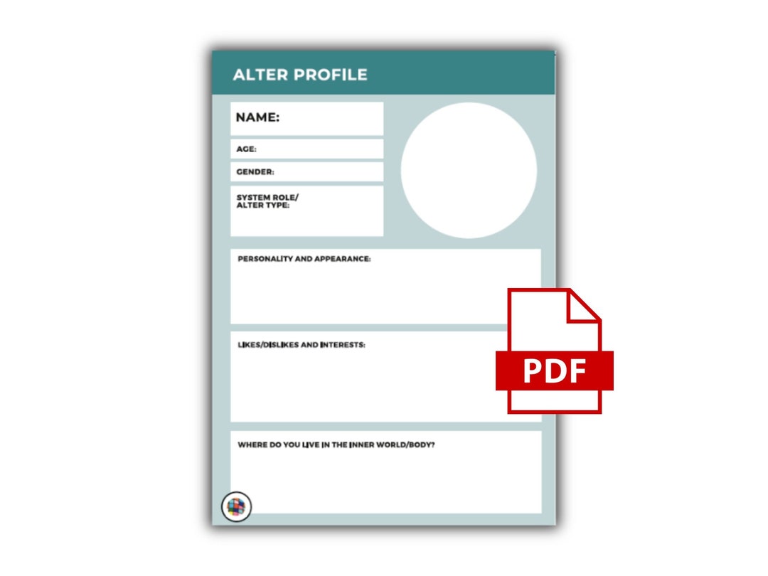 Alter Profile Template DID/OSDD part Profiles DIGITAL Download - Etsy ...