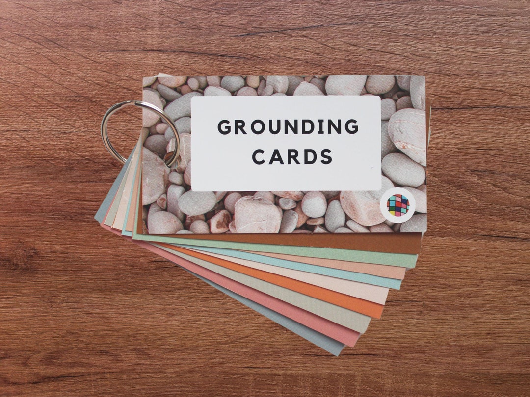 Grounding Cards Techniques Anxiety Stress Dissociation Depression ...