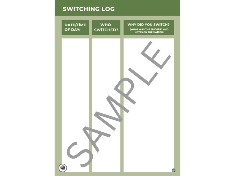 Switching Log Template for DID & OSDD Systems-digital - Etsy