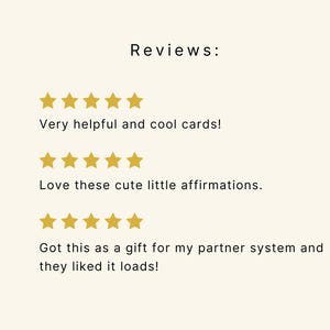 DID & OSDD Positive Affirmation Cards Dissociation Dissociative ...