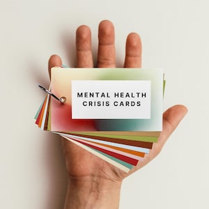 Mental Health Crisis Coping Cards: Self-soothe Techniques - Etsy Australia