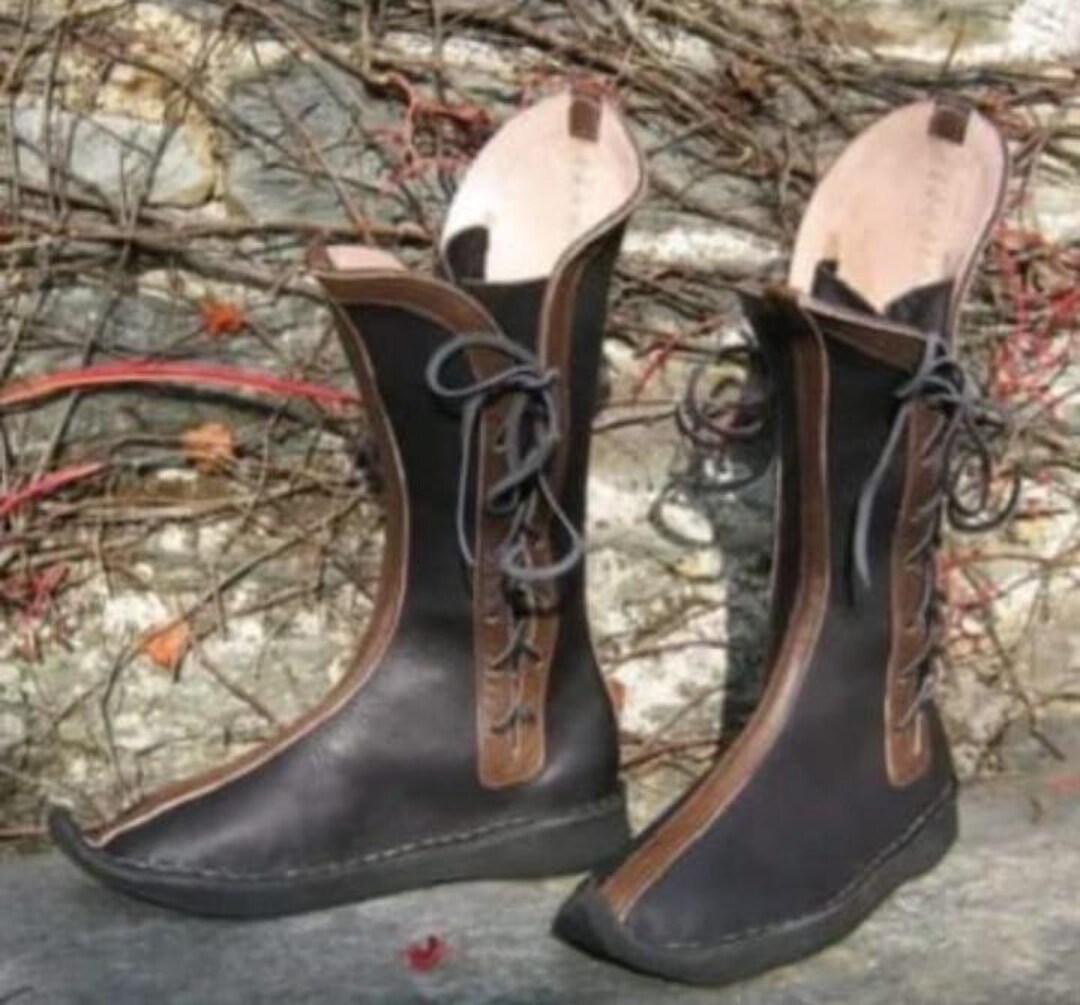 Custom Leather Boots, Medieval Leather Boots, Handmade Historical Boots ...