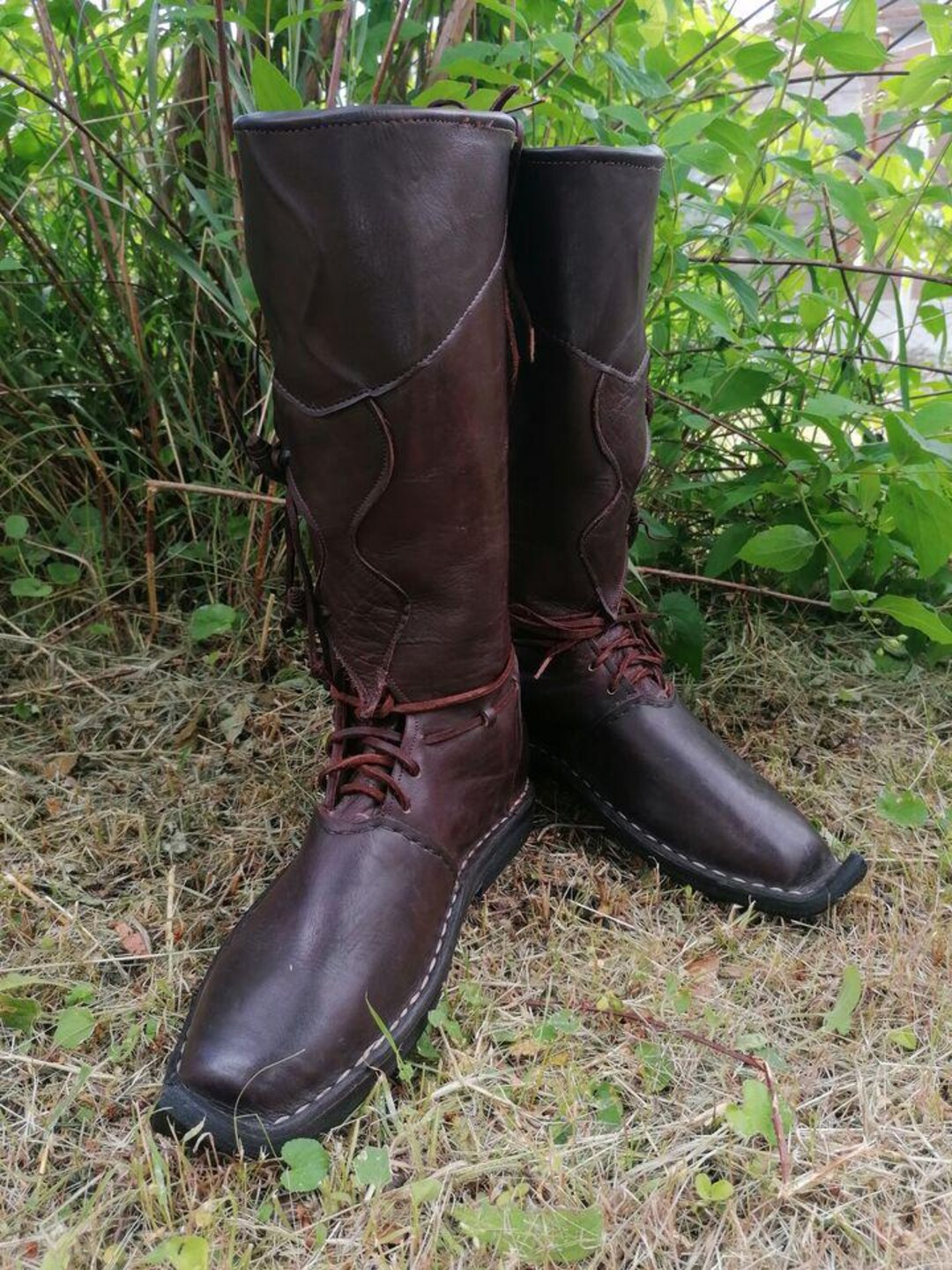 COSSACK Viking, Slavic High Boots - Etsy