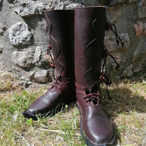 COSSACK Viking Slavic High Boots - Etsy