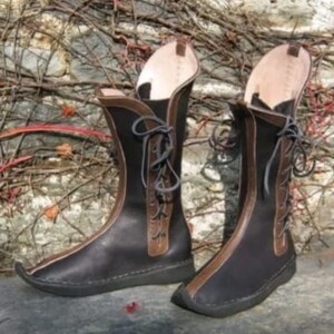 Viking Boots, Medieval Leather Boot, Larping Boots, Ren Faire Boots - Etsy