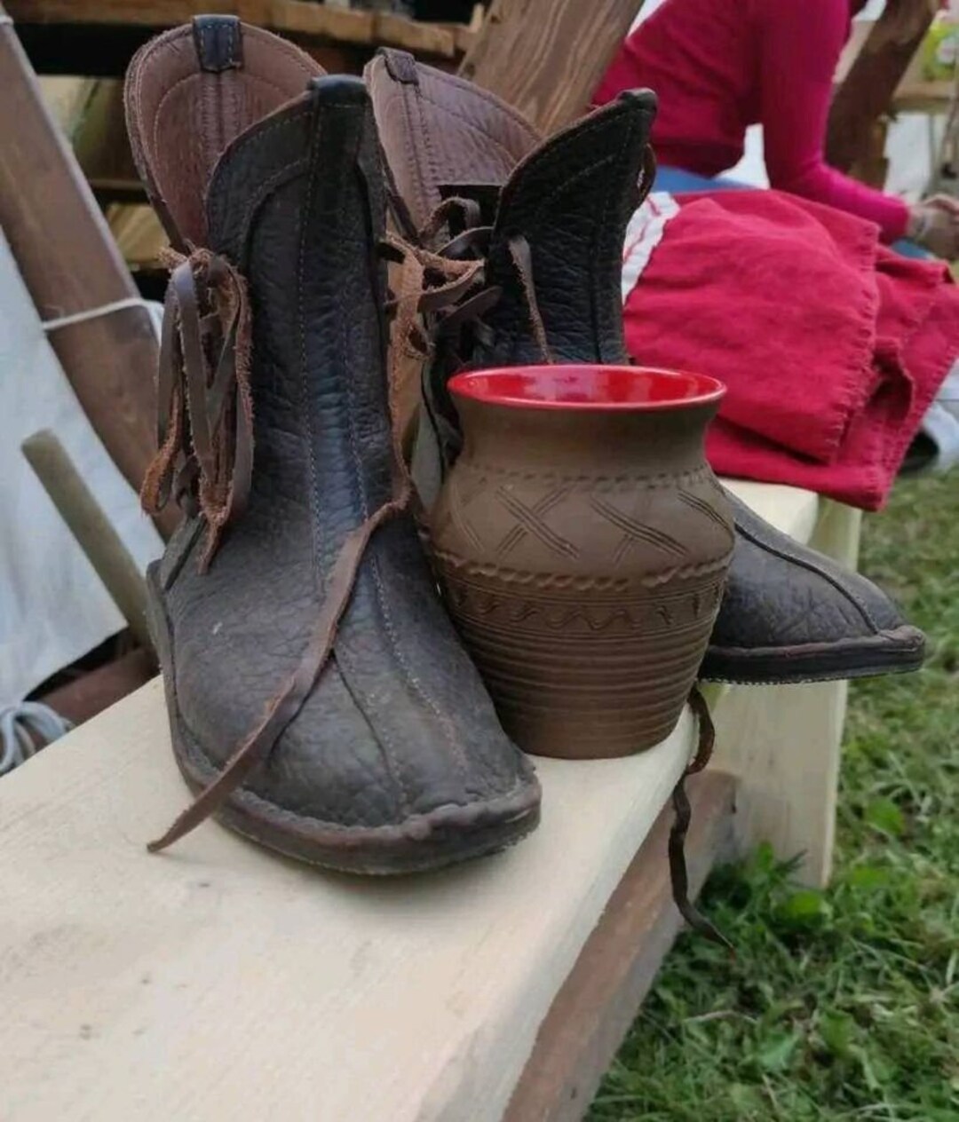 Medieval Boots, Viking Leather Shoes, Renaissance Faire Boots - Etsy
