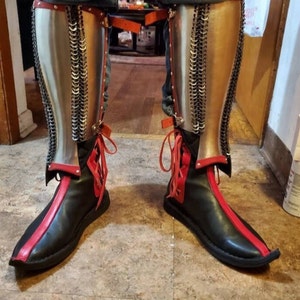 Viking Boots, Medieval Leather Boot, Larping Boots, Ren Faire Boots - Etsy