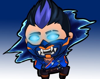 Yoru Many Thanks Valorant Spray Waterproof Sticker - Etsy