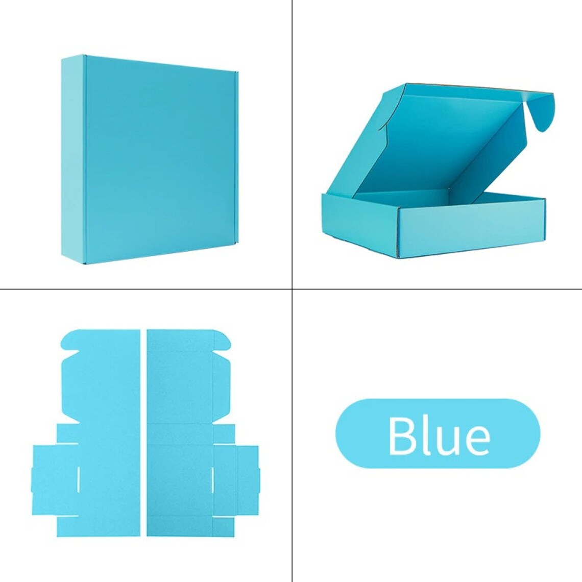 10pcs color packaging boxes shipping boxes | Etsy