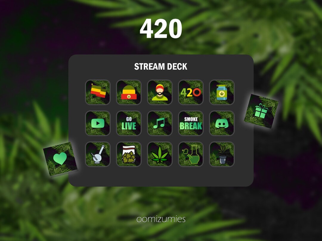 420 Stream Deck Icons Stream Deck Buttons Weed Stream Deck Icons 183 ...