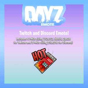 Hot Dayz Emote for Twitch Twitch Emote Discord Emote Dayz Emote Emote ...