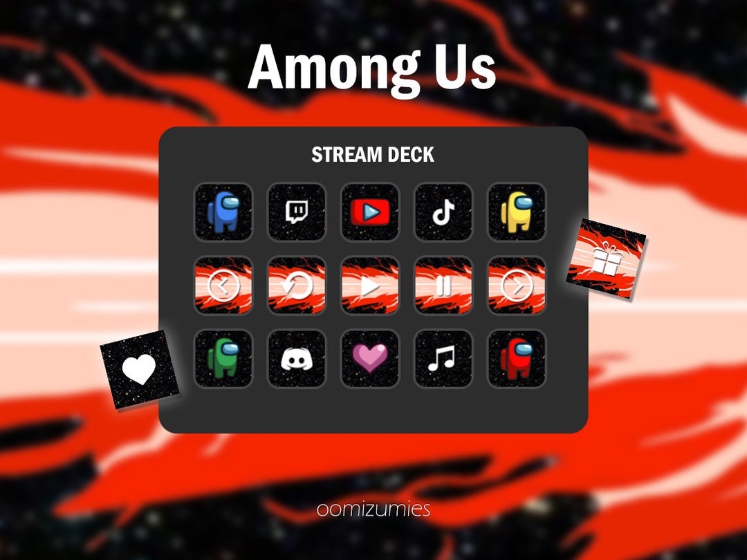 Among Us Stream Deck Icons | Stream Deck Buttons | Stream Deck Icons ...