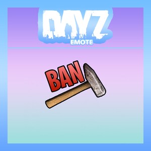 Ban Hammer Dayz Emote for Twitch Twitch Emote Discord Emote Dayz Emote ...