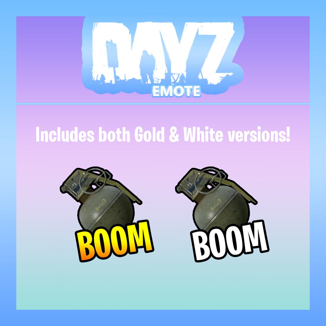Boom Survival Game Emote for Twitch Twitch Emote Discord Emote Zombie ...