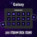 Purple Galaxy Stream Deck Icons: 200 Elgato Buttons (digital Download ...