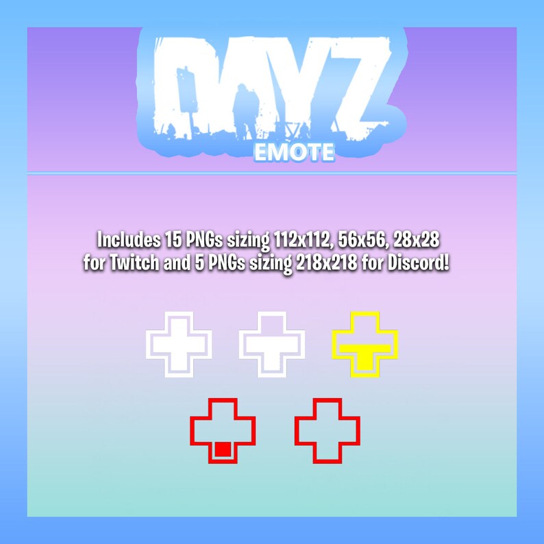All 5 Health Bar Dayz Emotes for Twitch Twitch Emote Discord Emote Dayz ...