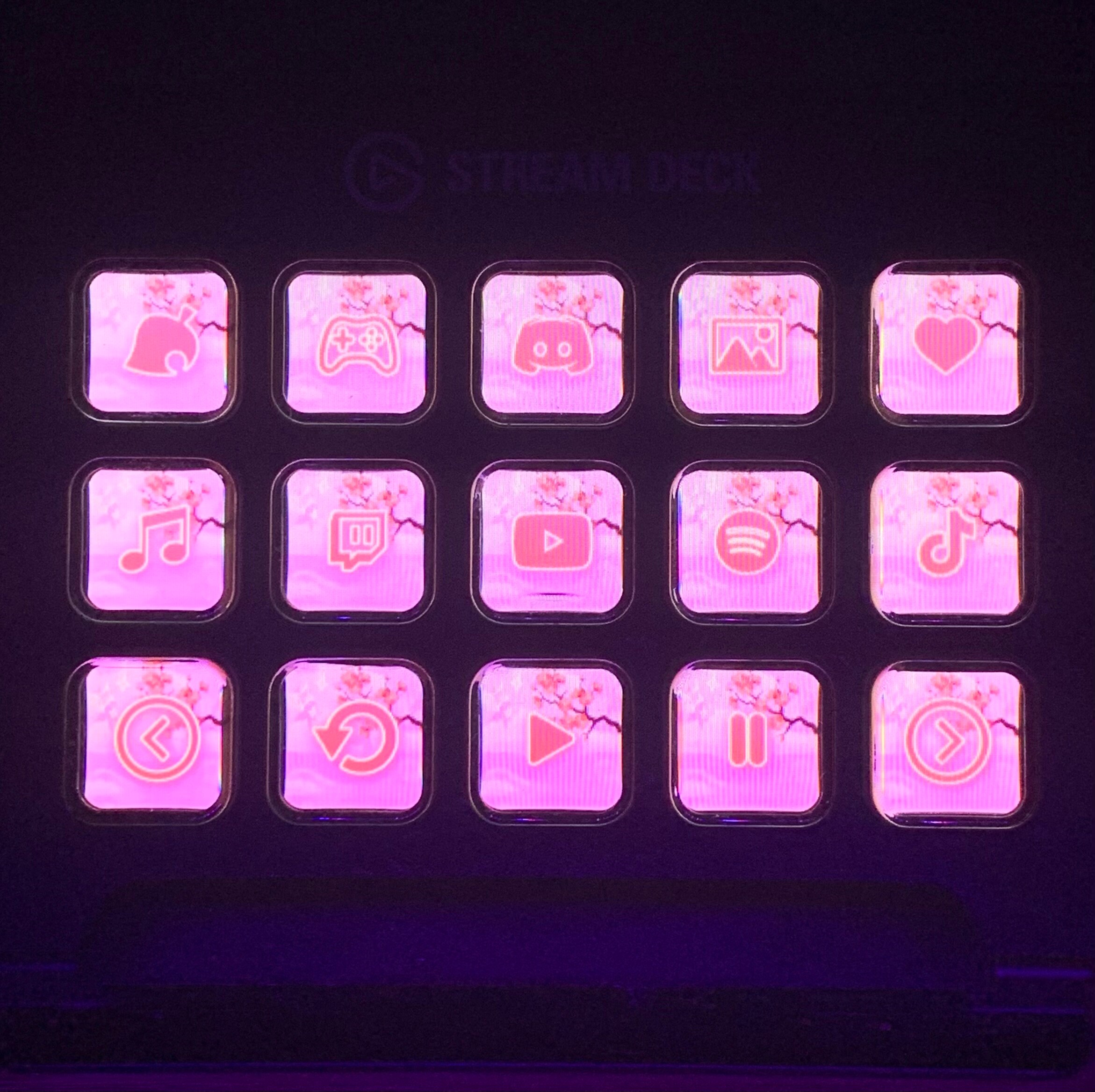 Pink Sakura Stream Deck Icons: 168 Elgato Buttons (digital Download) - Etsy