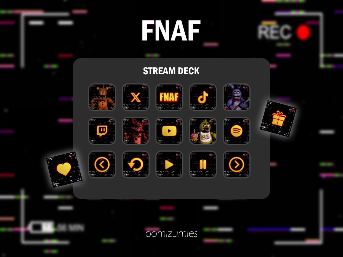 FNAF Stream Deck Icons | Five Nights at Freddy's Stream Deck Icons ...