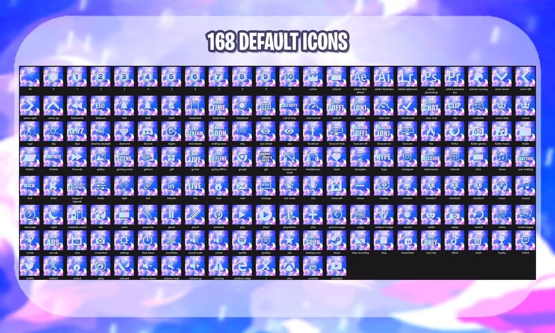 Anime Moon Stream Deck Icons: 174 Elgato Buttons (digital Download) - Etsy