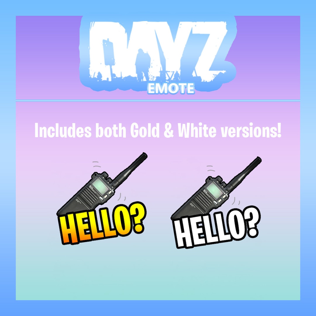 Hello Dayz Emote for Twitch Twitch Emote Discord Emote Dayz Emote ...