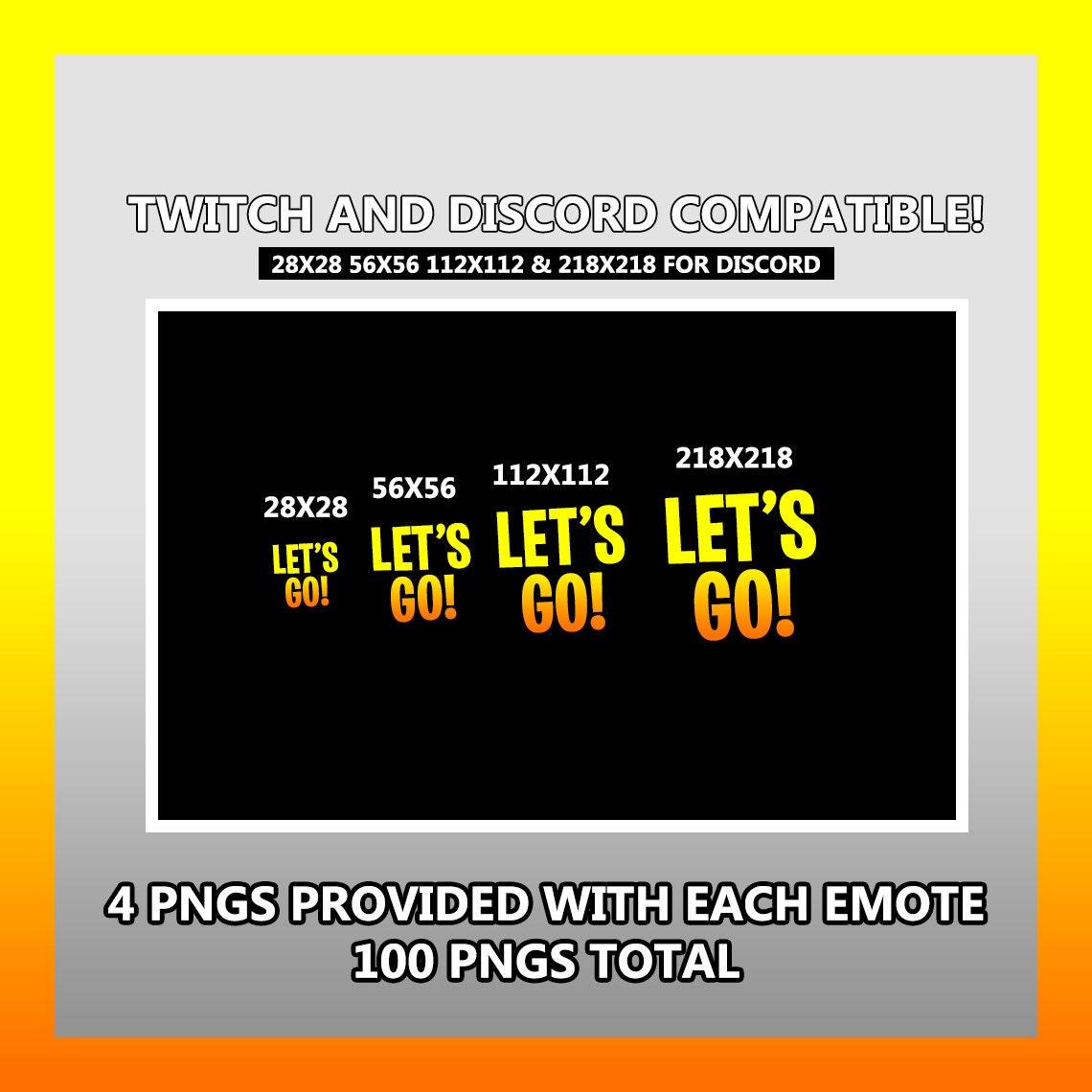 25x Gold Text Emote Pack for Twitch and Discord Twitch Emote Discord ...