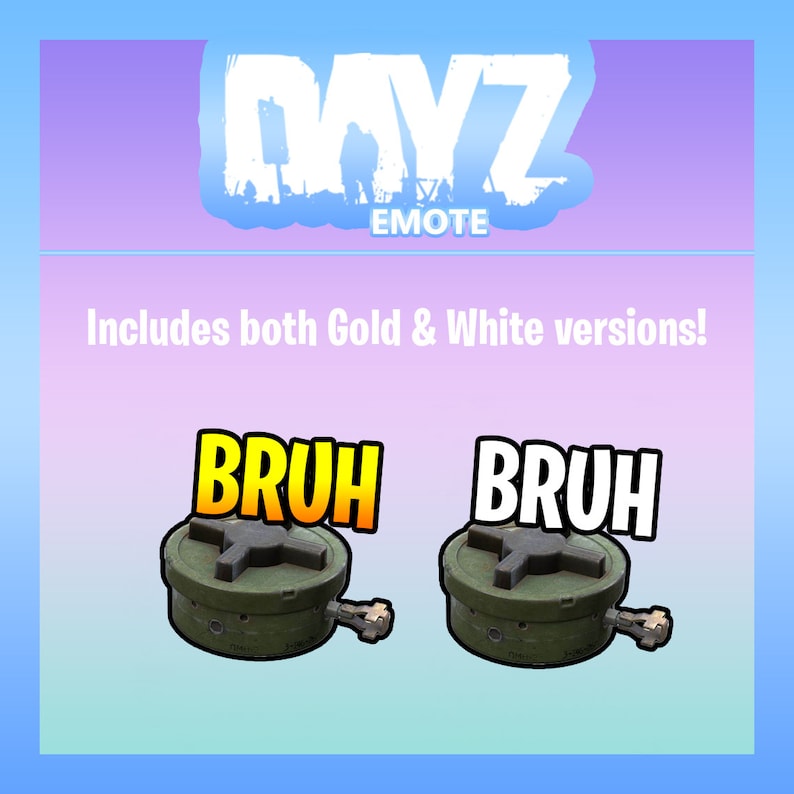 Bruh Dayz Emote for Twitch Twitch Emote Discord Emote Dayz Emote Emote ...