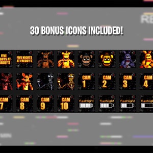 FNAF Stream Deck Icons | Five Nights at Freddy's Stream Deck Icons ...