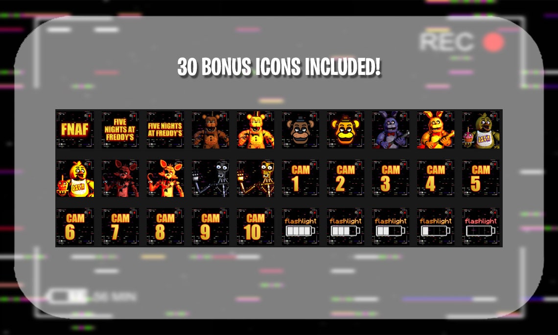 FNAF Stream Deck Icons | Five Nights at Freddy's Stream Deck Icons ...
