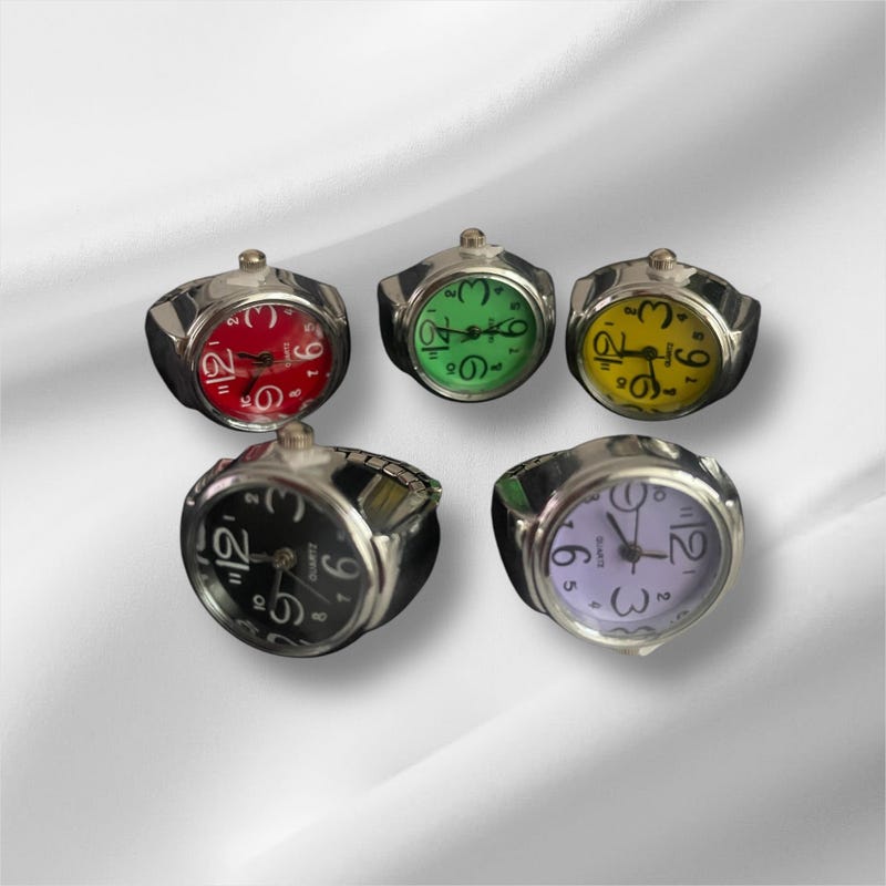 Clock Finger Ring - Etsy