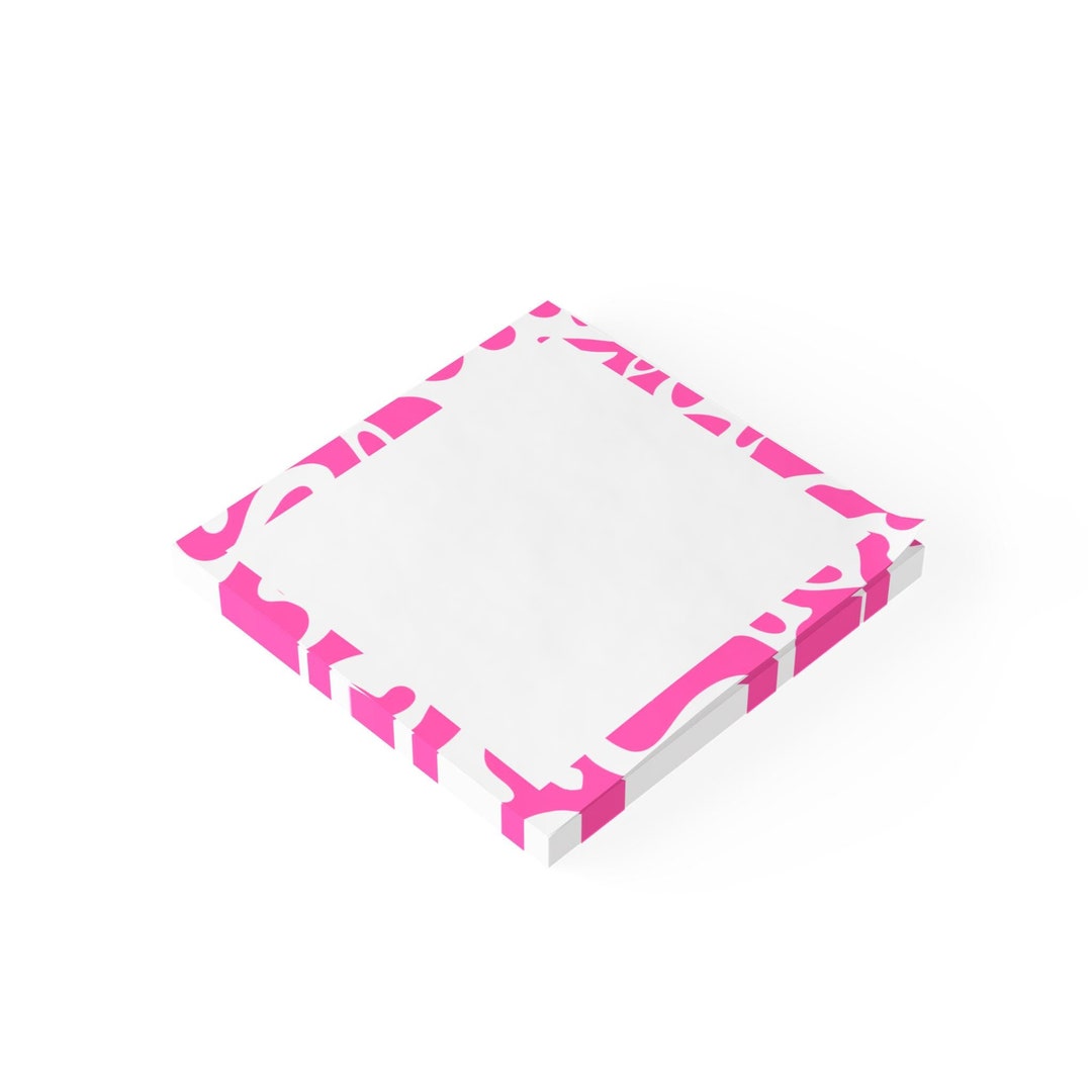 Pink Swirl Sticky Notes, Pink Post-it® Note Pad Set for Office Supplies ...