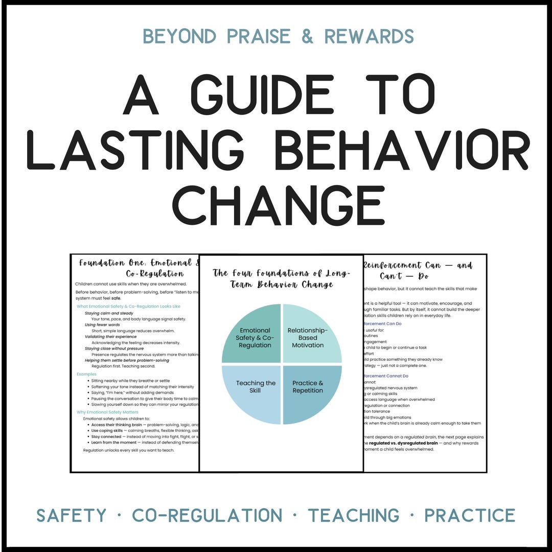 Praise Isn’t Enough for Lasting Behavior Change | Trauma-informed ...