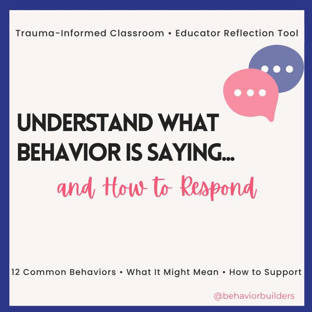 Behavior is Communication Educator Guide | Behaviors Explained & Ways ...