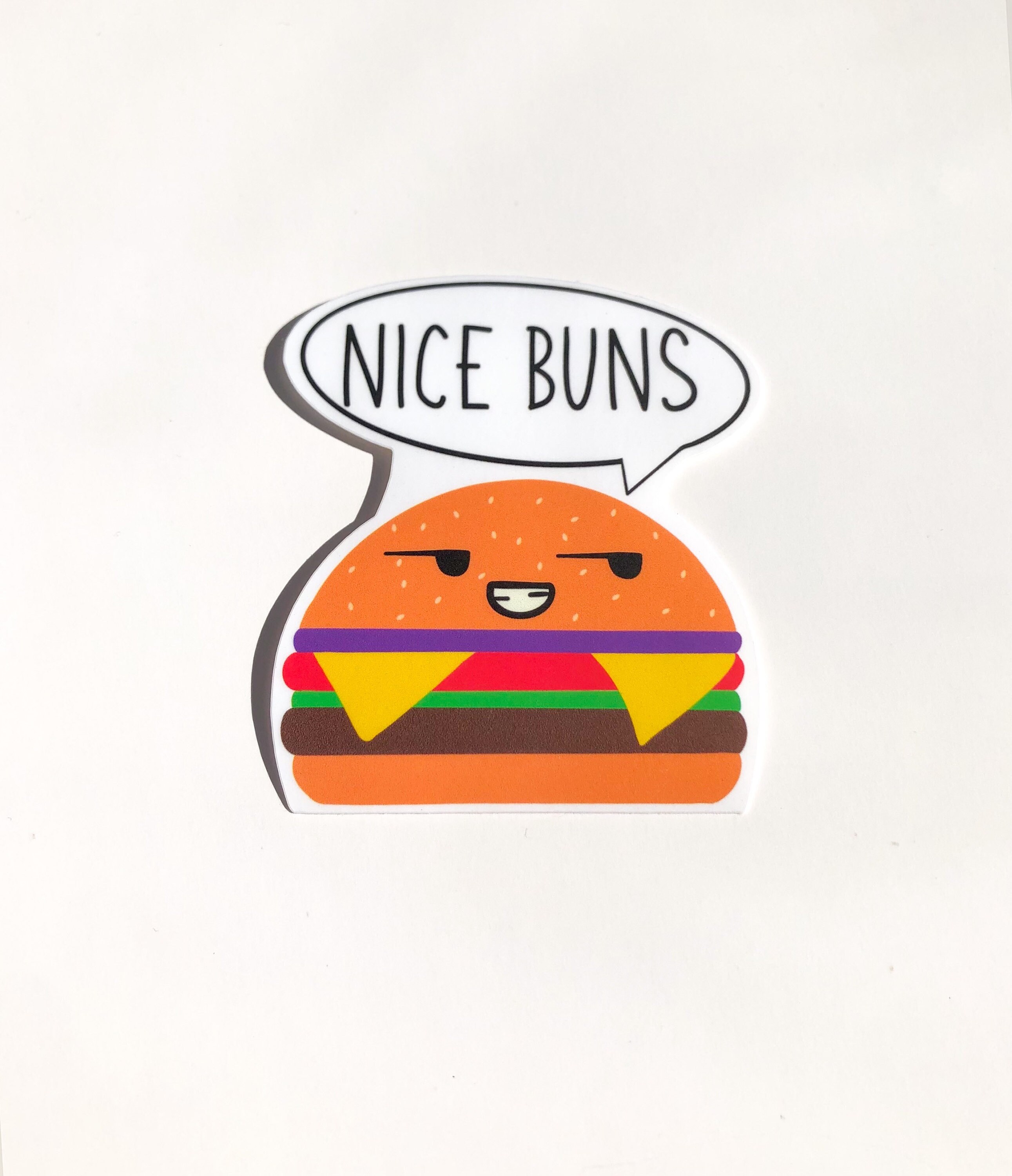 Nice Buns Sticker Food Puns - Etsy
