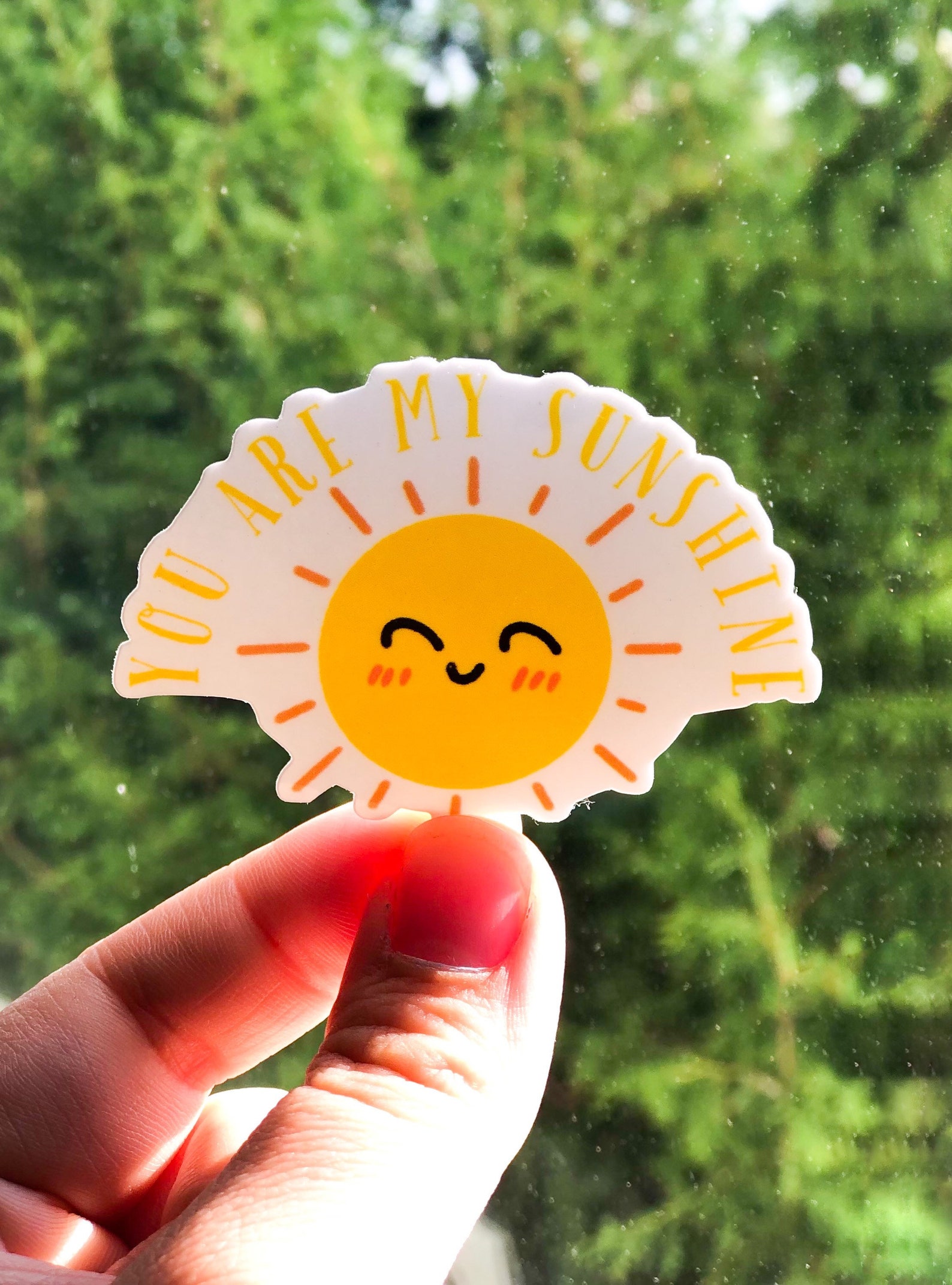 You Are My Sunshine Sticker Etsy
