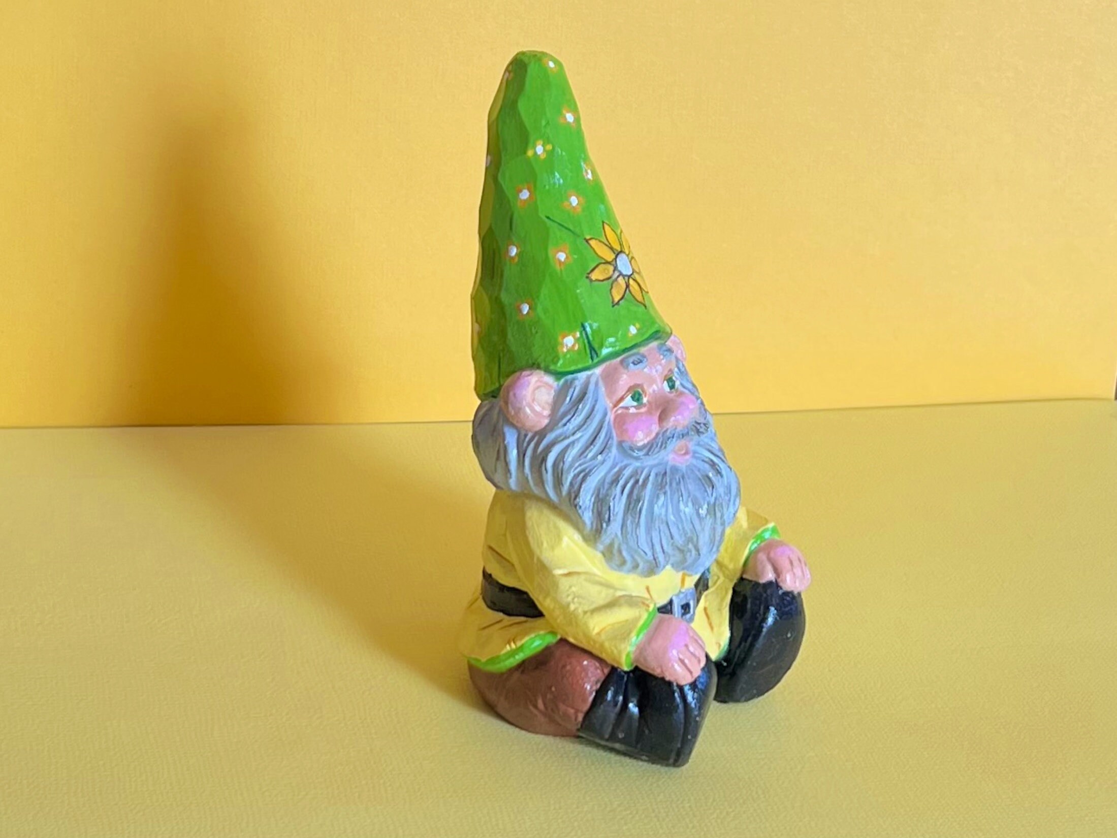 Flower Garden Gnome Garden Gnome Gnome Figurine Garden Decor Spring and ...