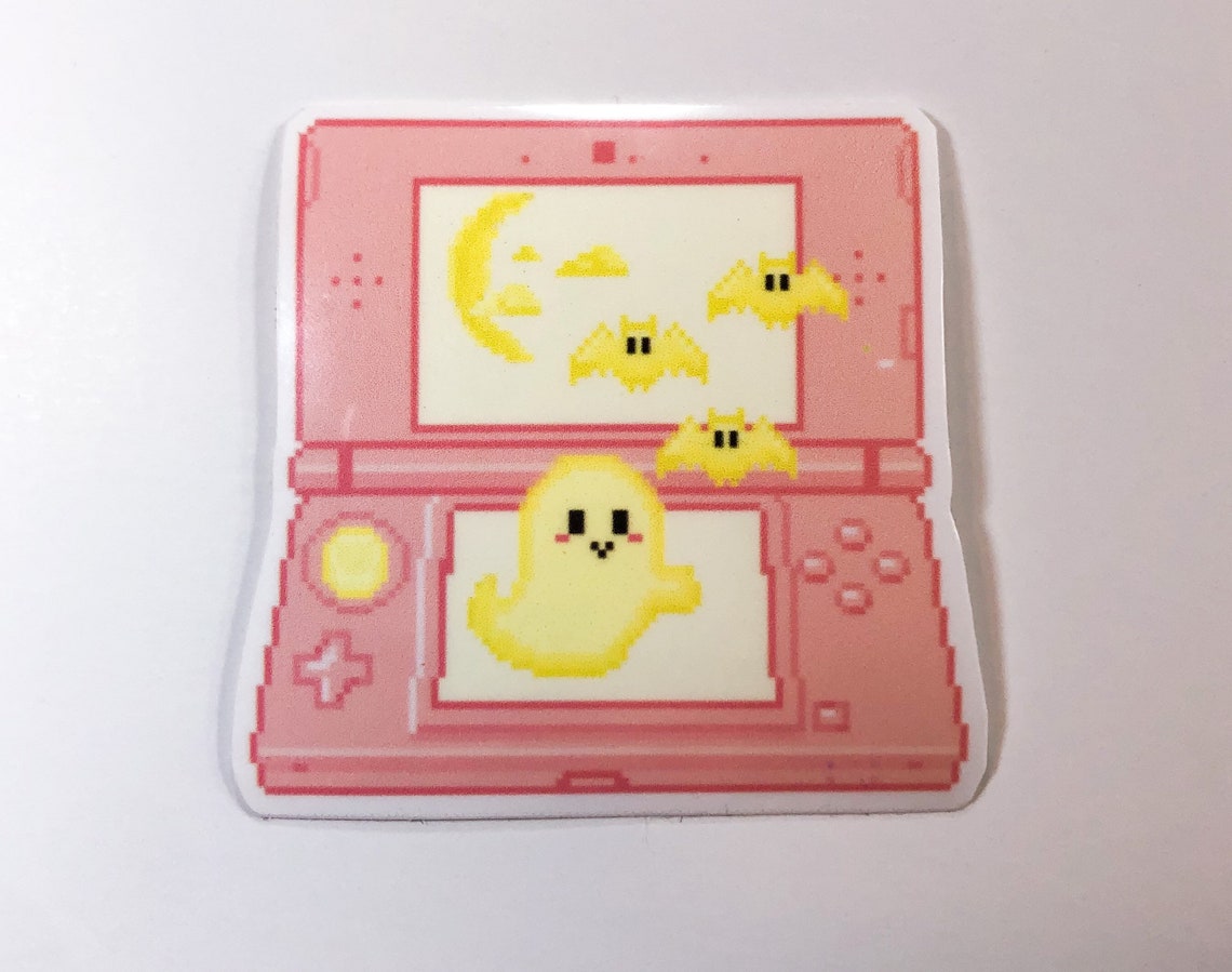 Pixel Nintendo DS Ghost Sticker Gaming/gamer Sticker - Etsy