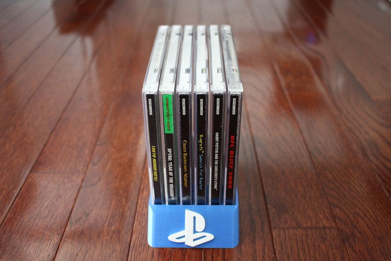 PS1 Game Case Display Stand - Etsy