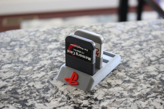 Playstation Memory Card Display Holder Multiple Options - Etsy