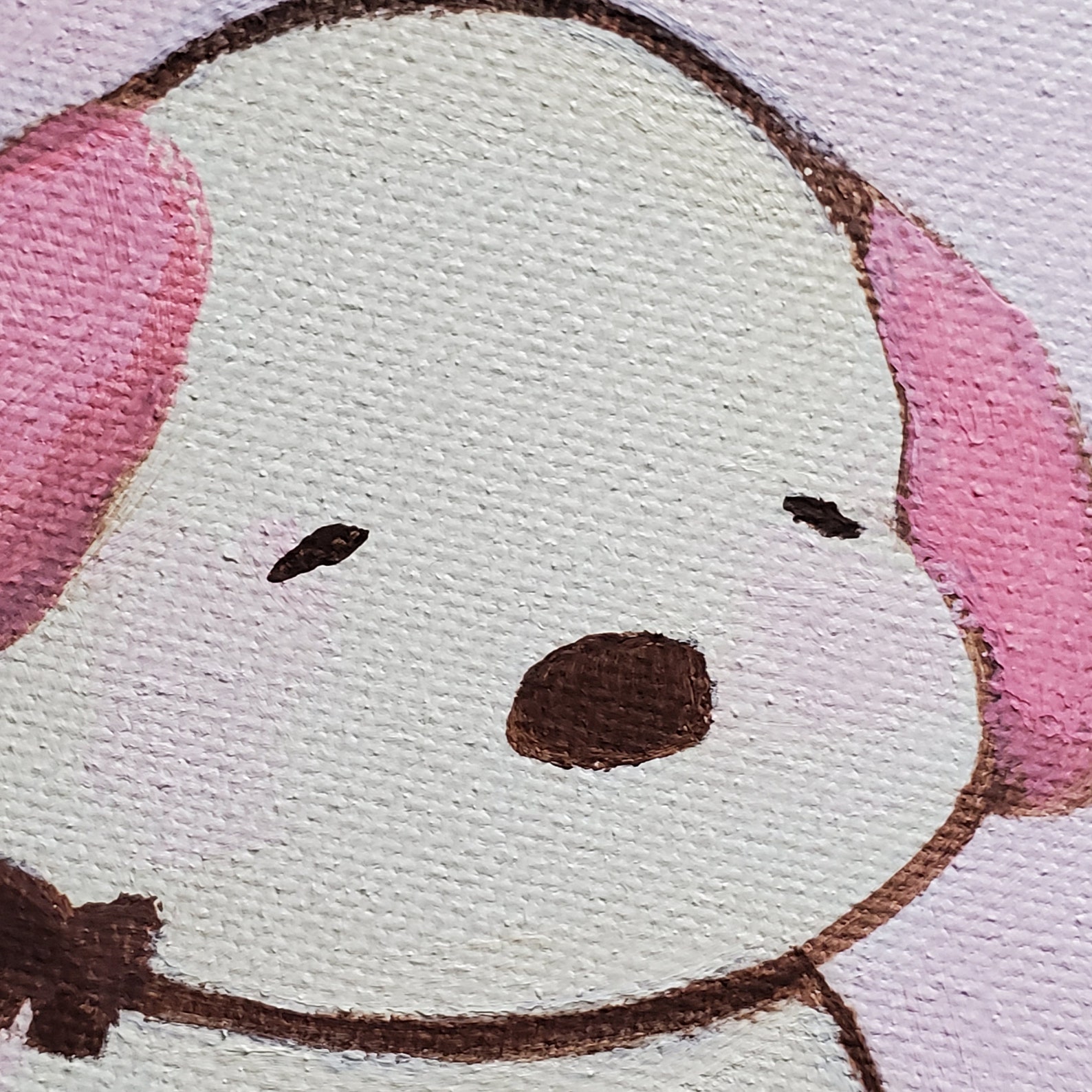 Peanuts Snoopy Valentine's Day Acrylic 5x5 Inches Painting | Pastel ...