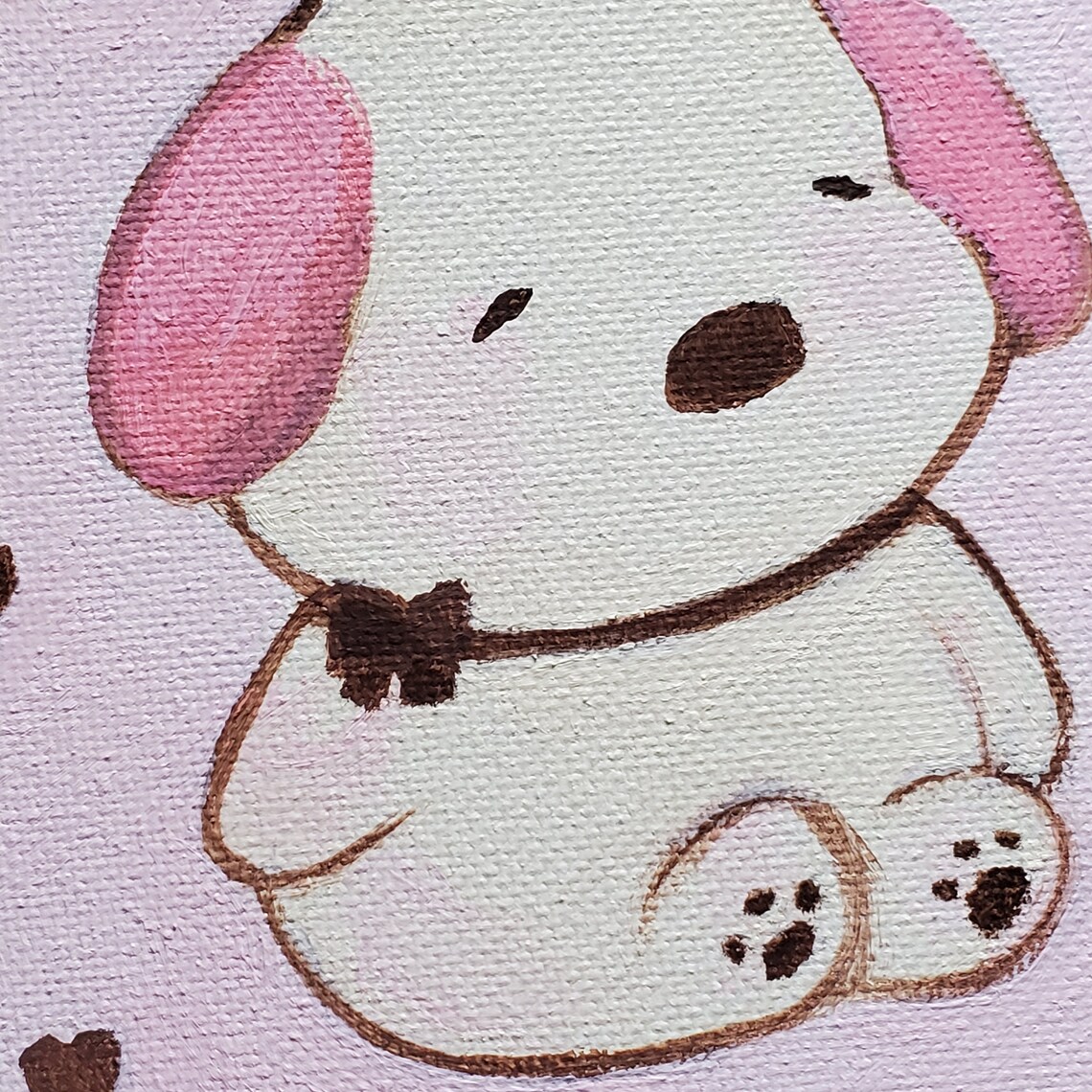Peanuts Snoopy Valentine's Day Acrylic 5x5 Inches Painting | Pastel ...